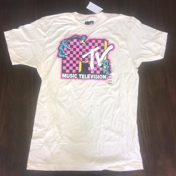 Vintage | Shirts | Mens Vintage Mtv Tshirt New Retro 8s Logo Rare ...